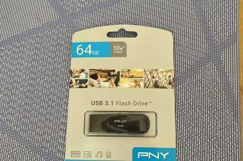 Флешка PNY 64 GB USB 3.1