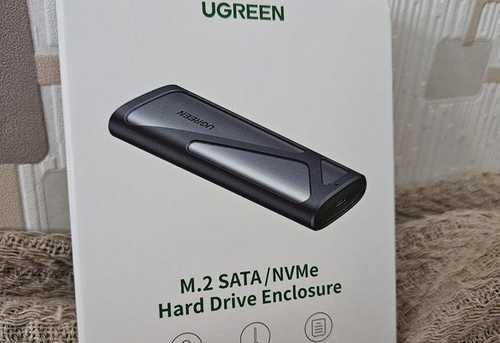 Адаптер M.2 SSD Ugreen nvme SATA USB 10 Гбит/с