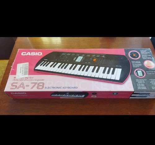 Синтезатор casio Sa- 78