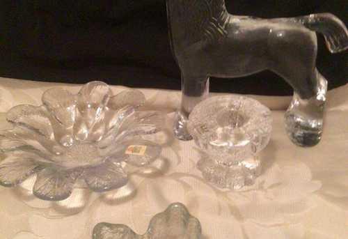 Статуэтка, вазы стекло Швеция, Дания