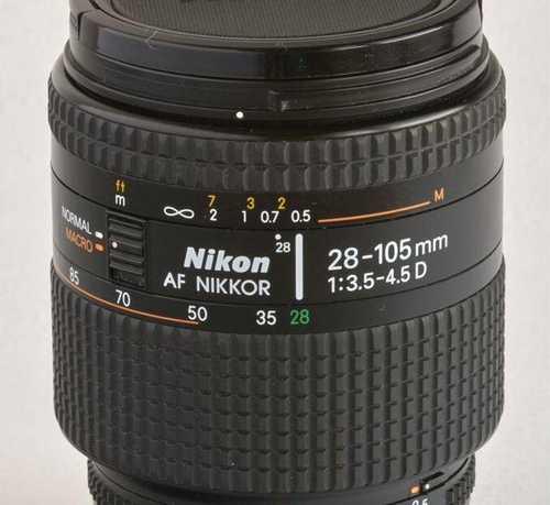 Объектив Nikon AF Nikkor 28-105mm F3.5-4.5D (IF)