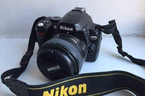 Зеркальный фотоаппарат Nikon d40х комплект