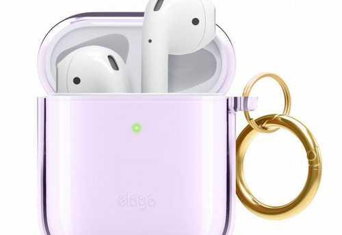 Чехол Elago для AirPods Clear Hang Case Lavender