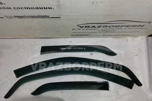 Ветровики окон (дефлекторы) (к-кт) Renault Logan