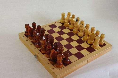 Новые Шахматы деревянные обиходные