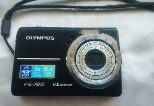Цифровой фотоаппарат Olympus FE-190 6 Мп рабочий