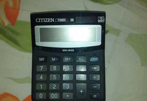 Калькулятор citizen sdc-810