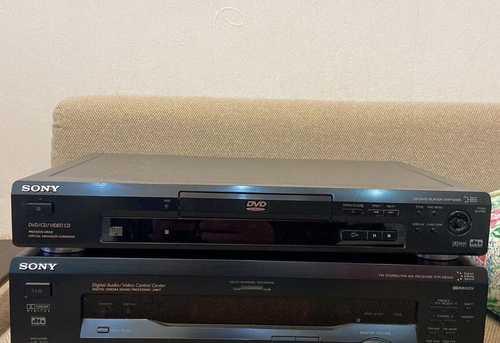 Ресивер sony STR-DE445 и CD/DVD sony DVP-S335