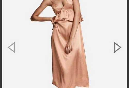 Платье миди сарафан H&M из прохладной вискозы