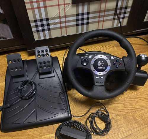 Руль logitech driving force pro