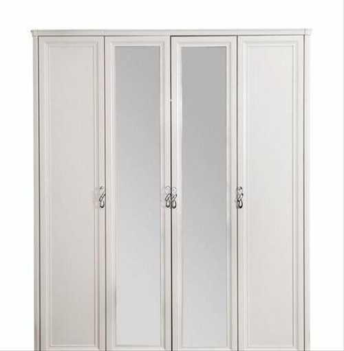Шкаф Мишель 2,3,4,5,6 дверей белый классика