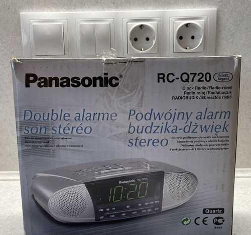 Panasonic rc q720 радиоприемник, часы, будильник