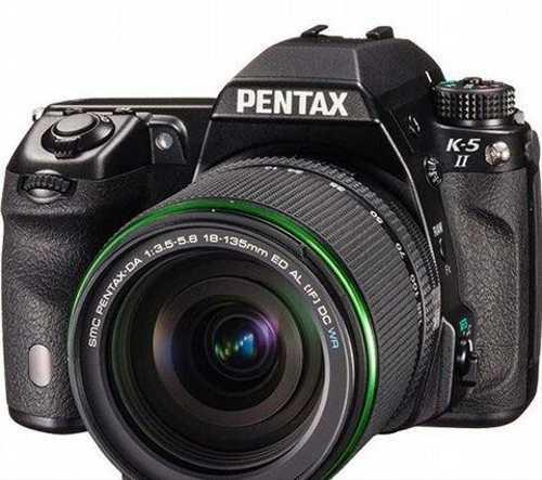 Pentax k-5II(18-135mm) +8гб+Сумка+Доп/Акб+Коробка