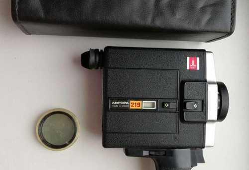 Кинокамера аврора 219 с олимпийской символикой