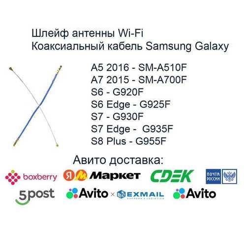 Коаксиальный кабель Samsung Galaxy