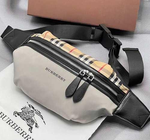 Барсетка Burberry люкс качество, натуральная кожа