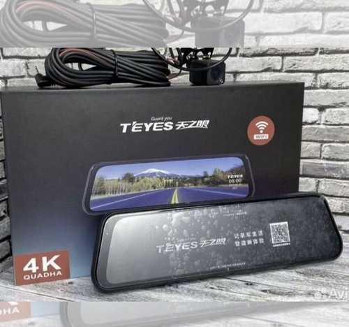 Видеорегистратор зеркало teyes Q7Max Wi-Fi