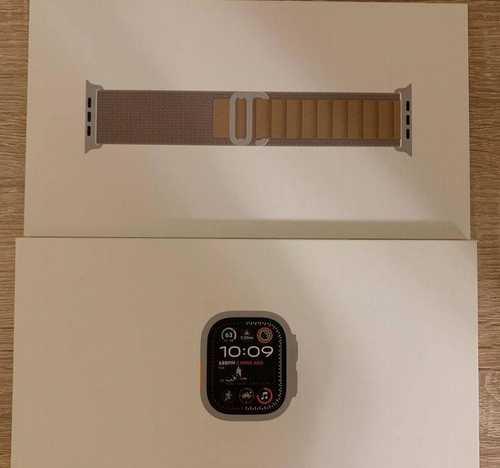 Apple Watch Ultra 2 49mm Natural Tan Alpine Loop S