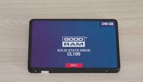 Отличный SSD 240Gb TLC на Marvel 1120 кэш 80Gb