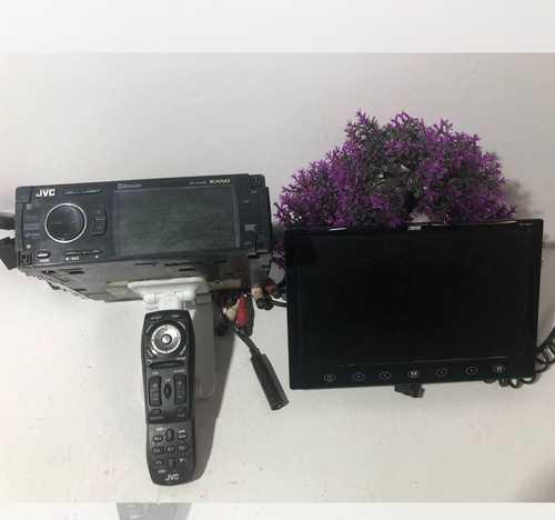 Автомагнитола процессорная JVC KD-AVX33,   монитор