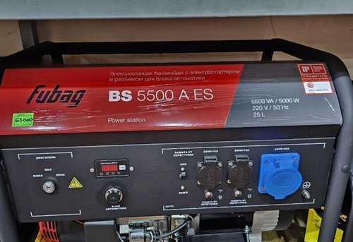 Генератор бензиновый fubag BS 5500 A ES