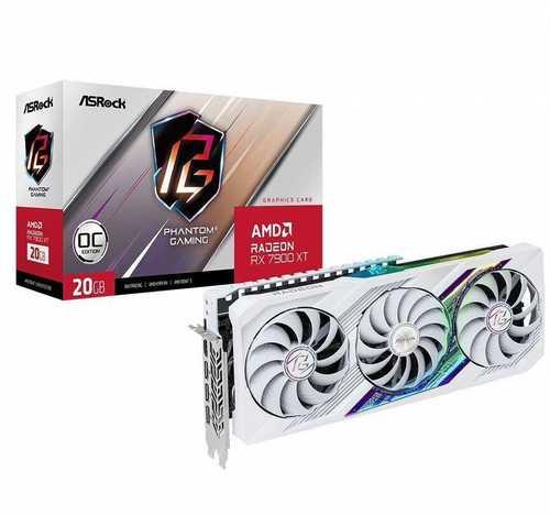 ASRock AMD Radeon RX 7900 XT Phantom Gaming White