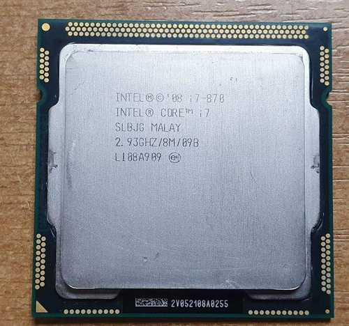 Процессор Intel Core i7-870 LGA1156