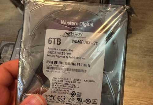 Жесткий диск WD Purple 6TB WD60purx-78