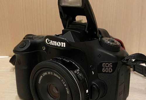 Canon 60D (26к пробег) + объектив