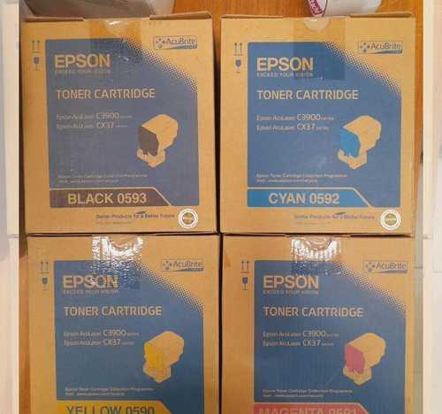 Epson 0590,0591, 0592,0593 Тонер-картридж оригинал