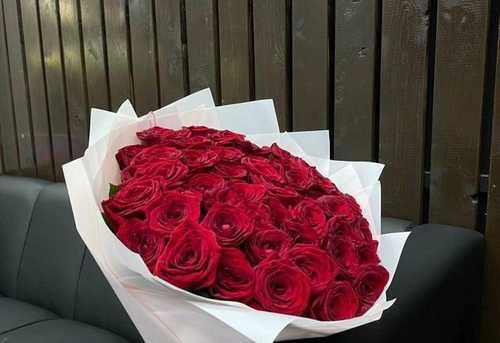 31 красная роза 60 см