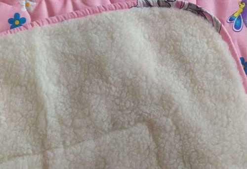 Новое детское меховое одеяло