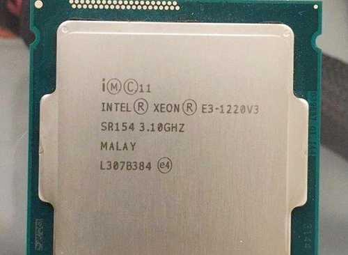 Процессор Xeon E3-1220 v3 s1150 аналог Core i5