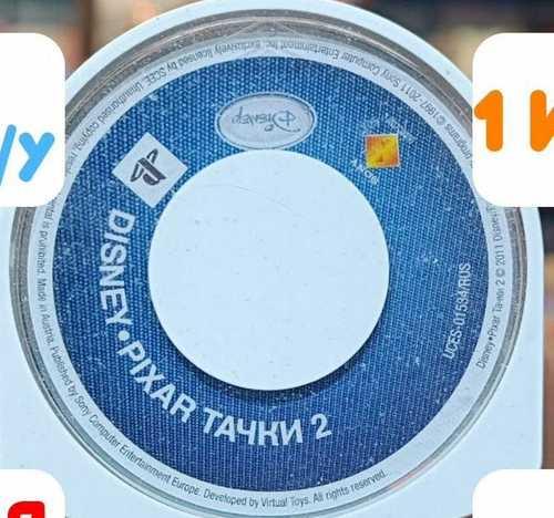 Disney Pixar Тачки 2 для PSP Б/У