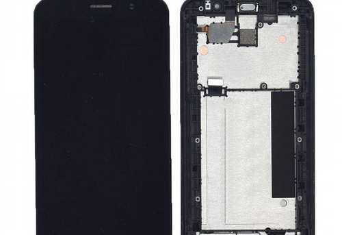 Модуль для Asus ZenFone 2 ZE551ML черный с рамкой