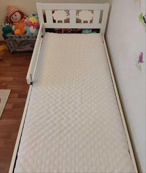 Детская кровать икеа металлическая миннен