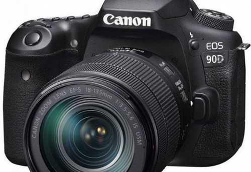 Фотоаппарат Canon EOS 90D Kit 18-135 IS USM