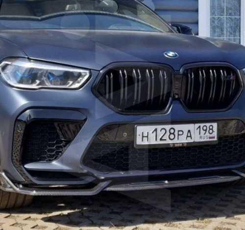 Передняя губа Карбон BMW X5M F95 X6M F96