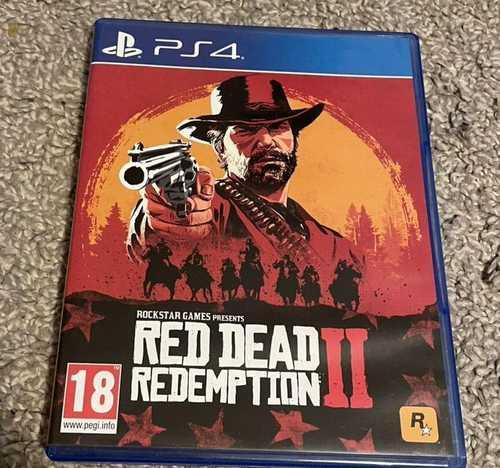 Диски на ps4 Red dead redemption 2