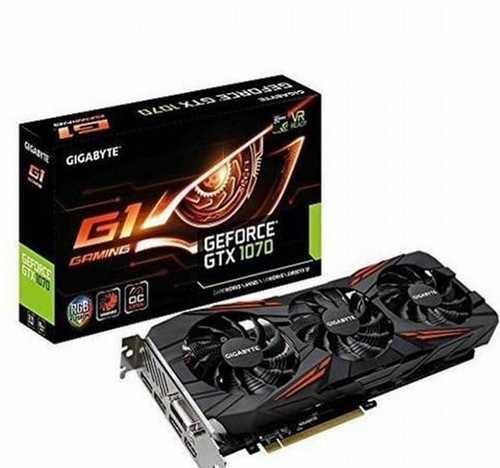 Видеокарта PCI-E Gigabyte GeForce GTX 1070 G1 gami