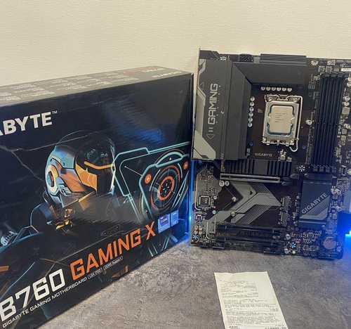 Комплект I5 13400F/ gigabyte B760 gaming X DDR5