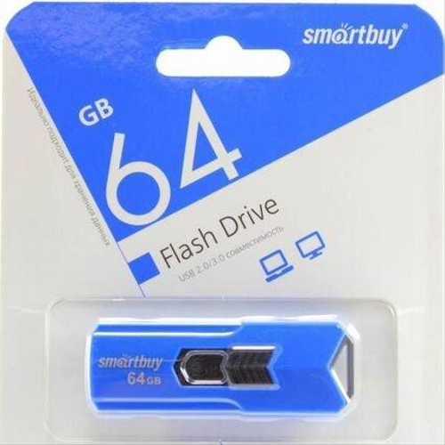 USB флешка 64GB SmartBuy Stream Blue