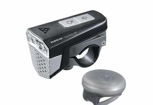 Велофонарь передний topeak Soundlite USB (3 диода)