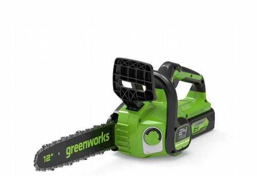 Аккумуляторная пила цепная Greenworks GD24CS30