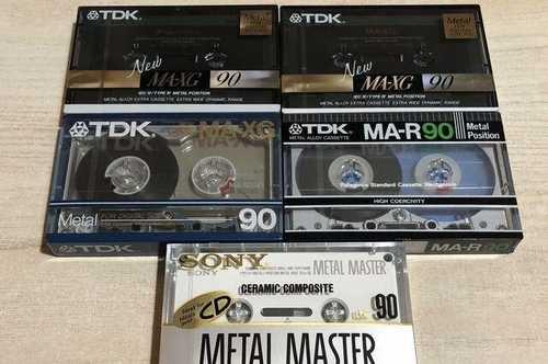 Аудиокассета Metal тип 4 Sony и TDK MA-XG