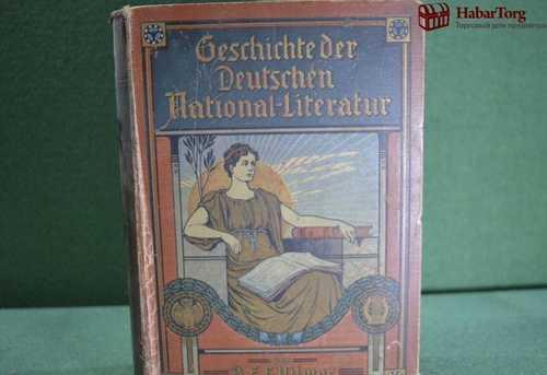 Книга "История немецкой литературы", на немецком