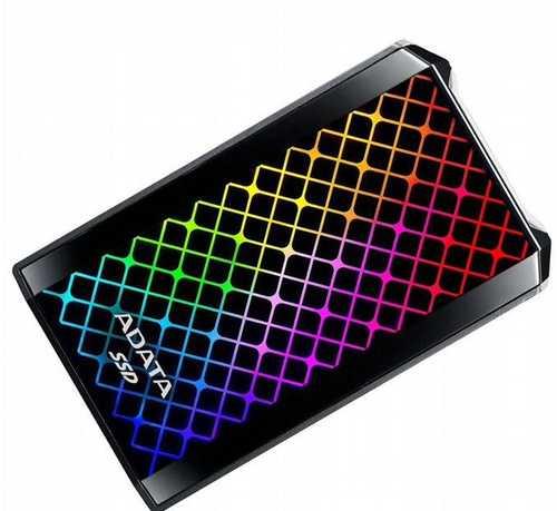 2.5" 1TB adata SE900G RGB Black External SSD ASE90