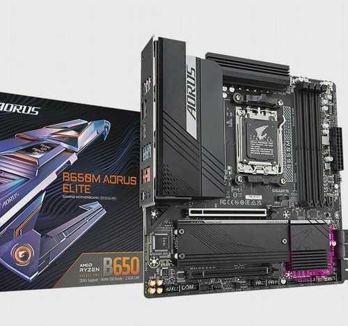 Материнская плата Gigabyte B650M aorus elite новая