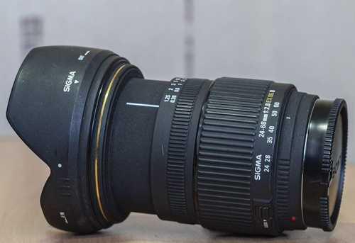 Объектив Sigma AF 24-60 mm f/2.8 EX DG Sony A