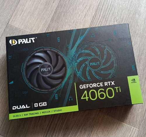 Видеокарта palit dual RTX4060Ti 8GB Новая